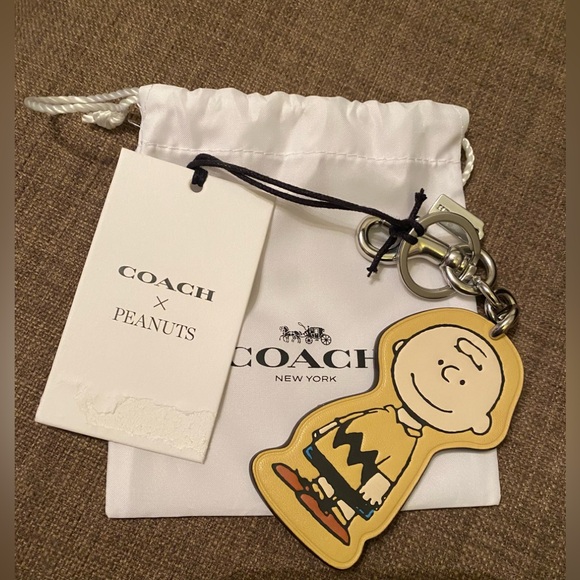 Coach | Accessories | Coach Peanuts Charlie Brown Hang Tag New | Poshmark